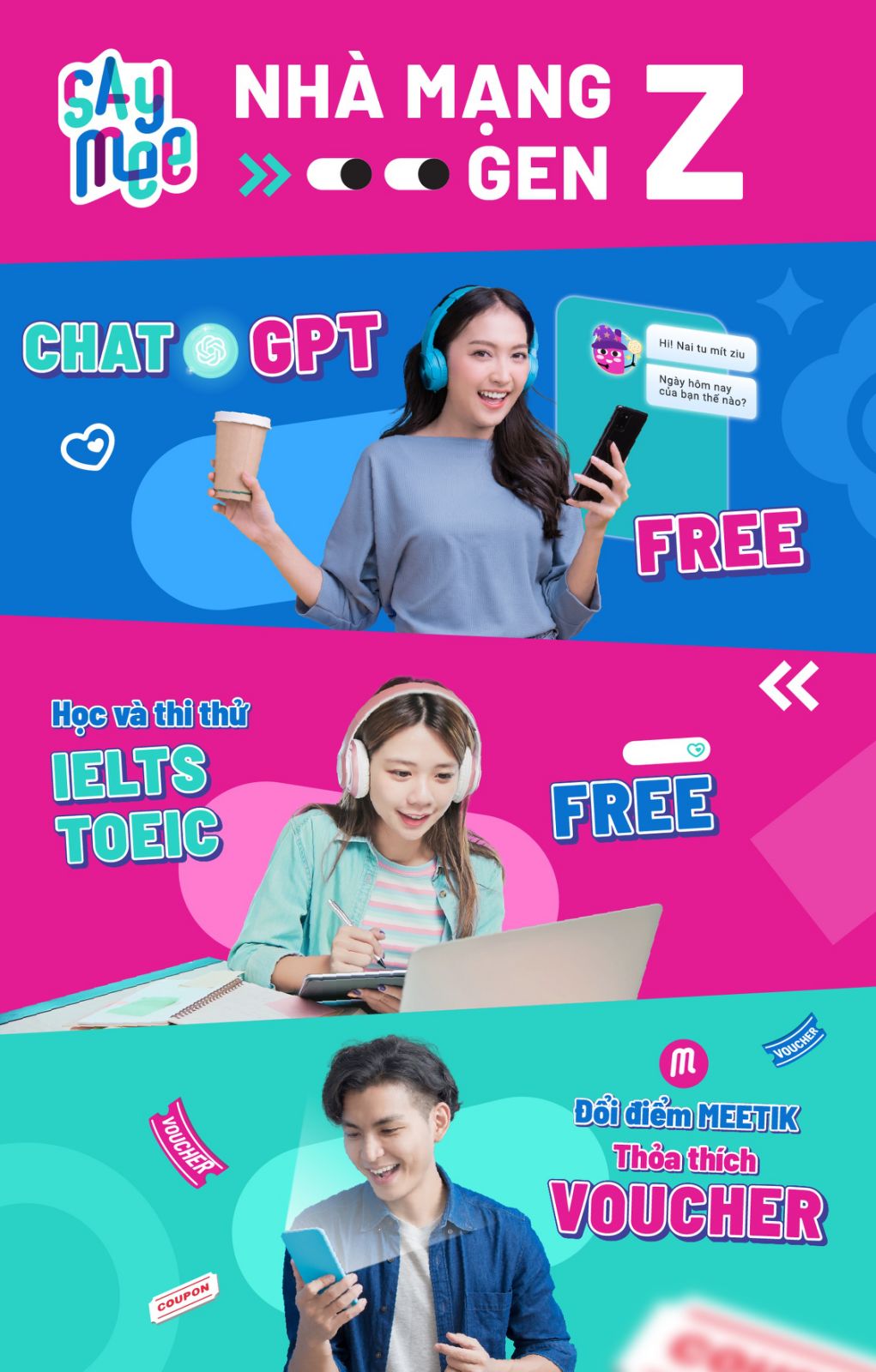 Saymee - Nhà mạng di động tiên phong cho giới trẻ GenZ